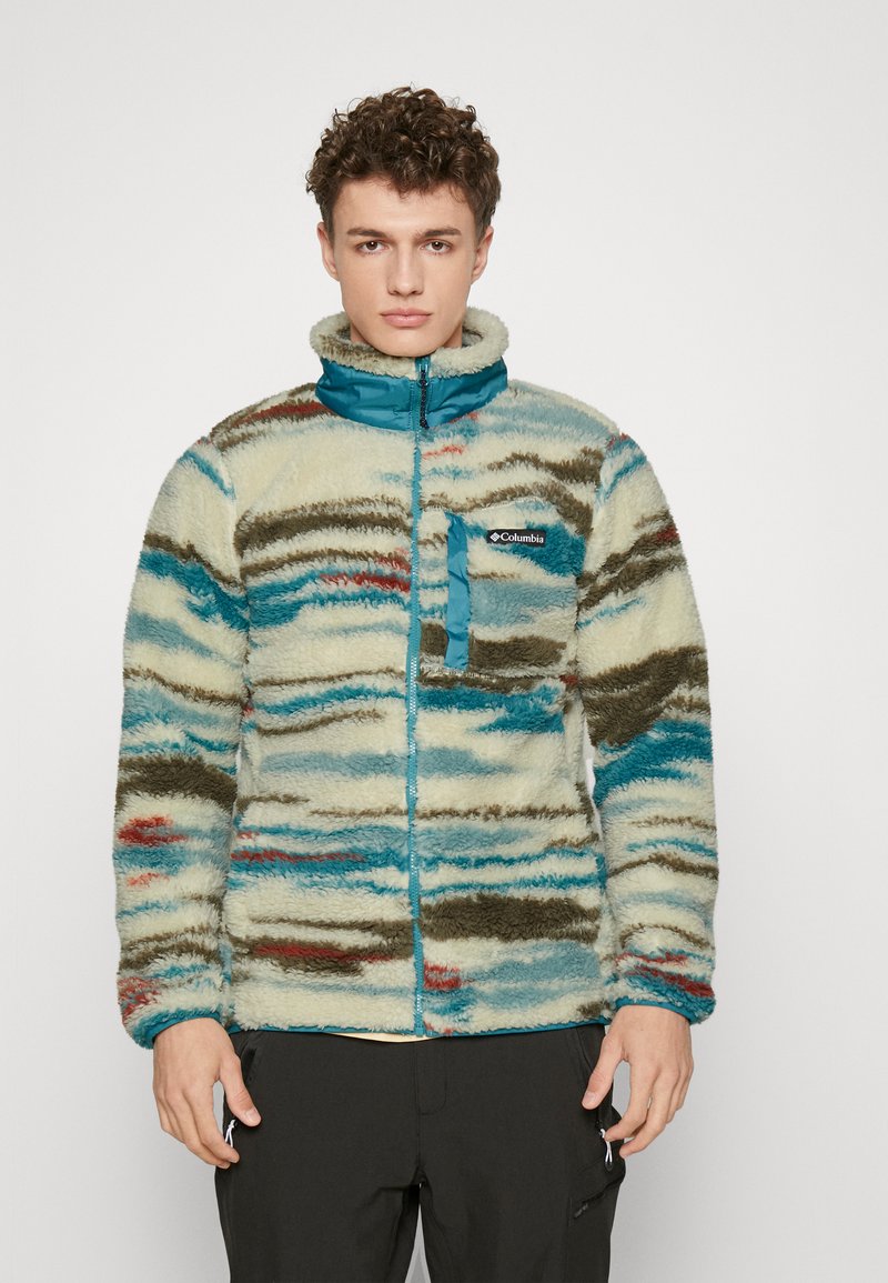 Columbia WINTER PASS FULL ZIP - Fleecejas - chalk/crème - Zalando.be
