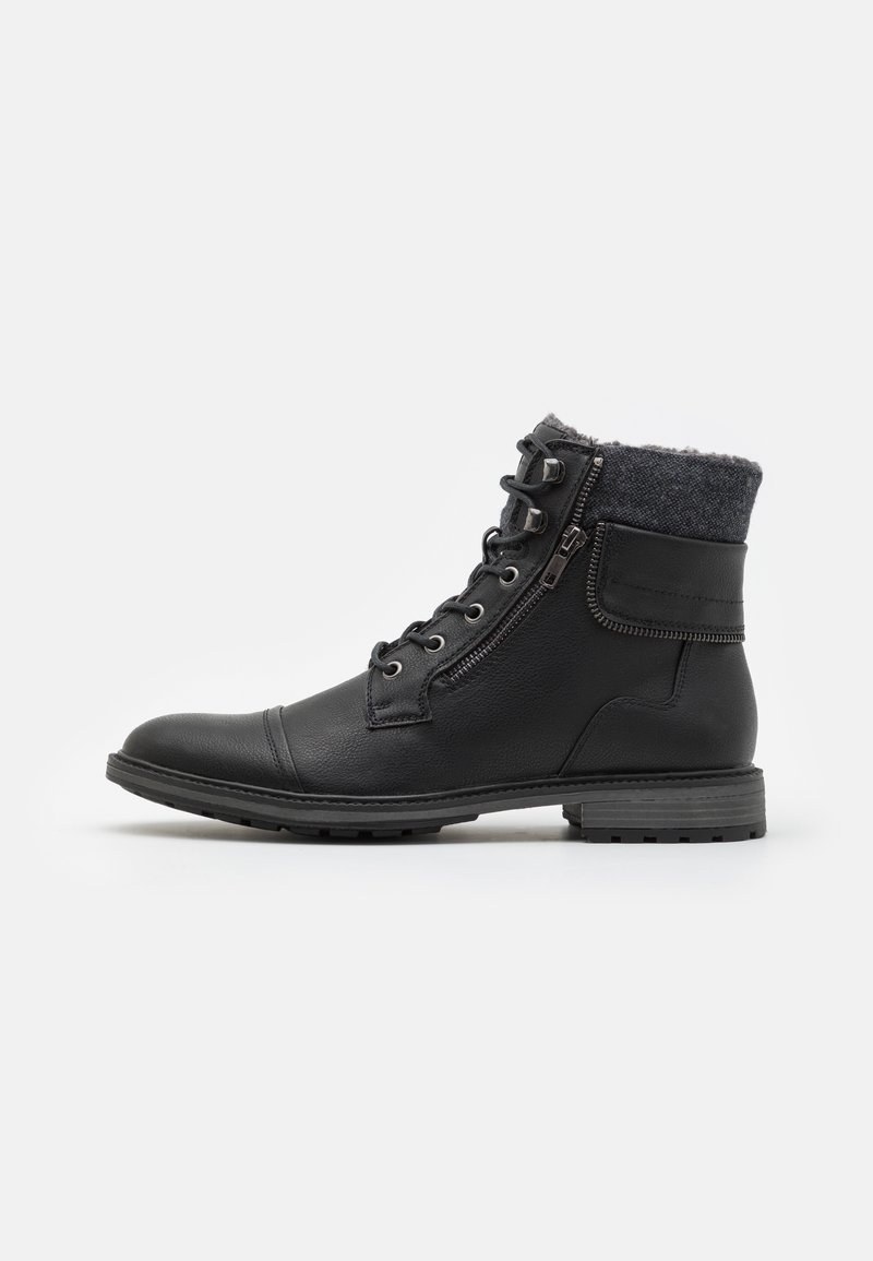 Pier One Lace-up ankle boots - black - Zalando