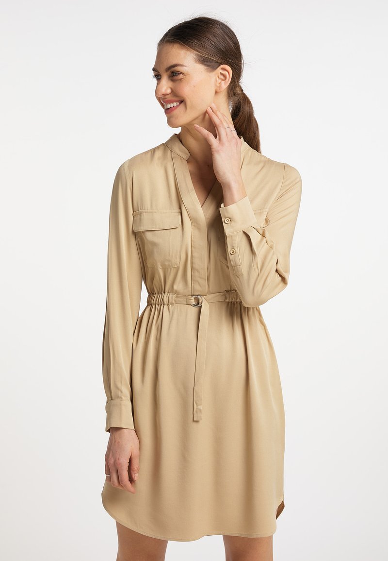 usha USHA QISHA - Robe chemise - beige - ZALANDO.FR