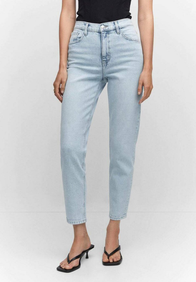 Mango NEWMOM - Slim fit jeans - bleach blue/blue - Zalando.co.uk