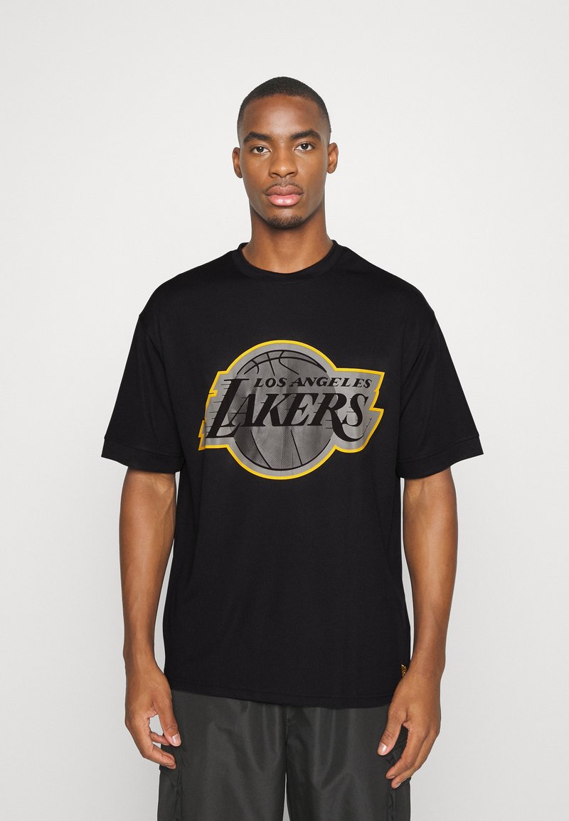 New Era NBA LOS ANGELES LAKERS OUTLINE TEE - Sport T-shirt - blackgold ...