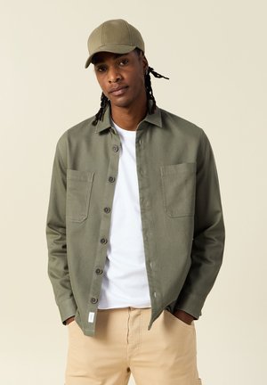 Next TWIN POCKET - Chaqueta fina - khaki green/verde - Zalando.es