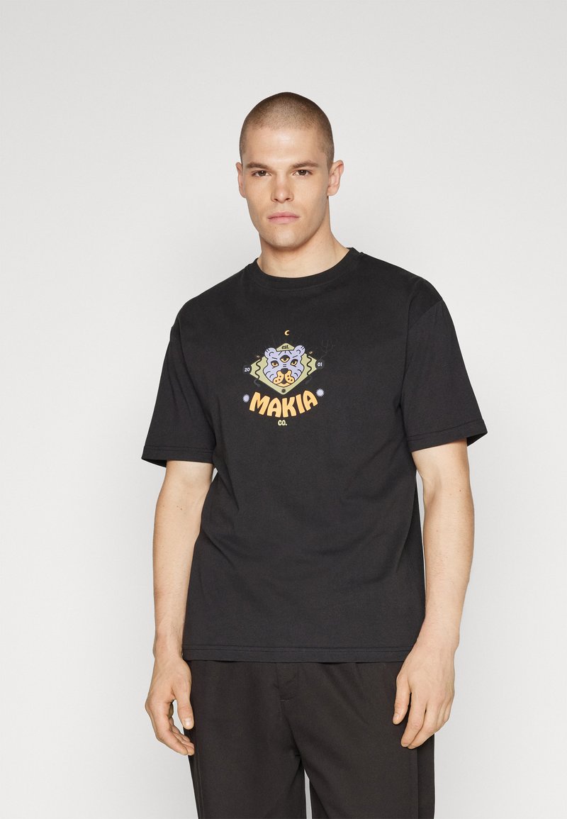 Makia THIRD EYE UNISEX - Tricou cu imprimeu - black/negru - Zalando.ro