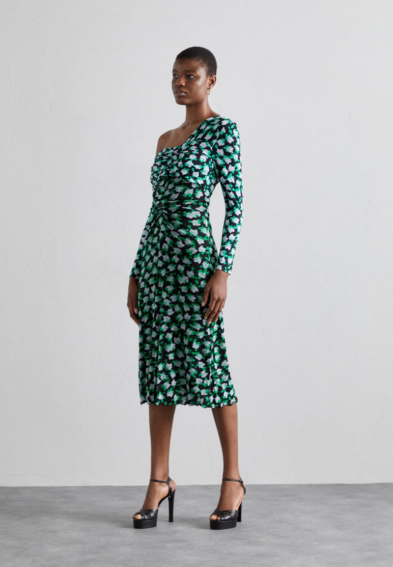 Diane von Furstenberg LEIA DRESS - Rochie din jerseu - bright green/verde - Zalando.ro
