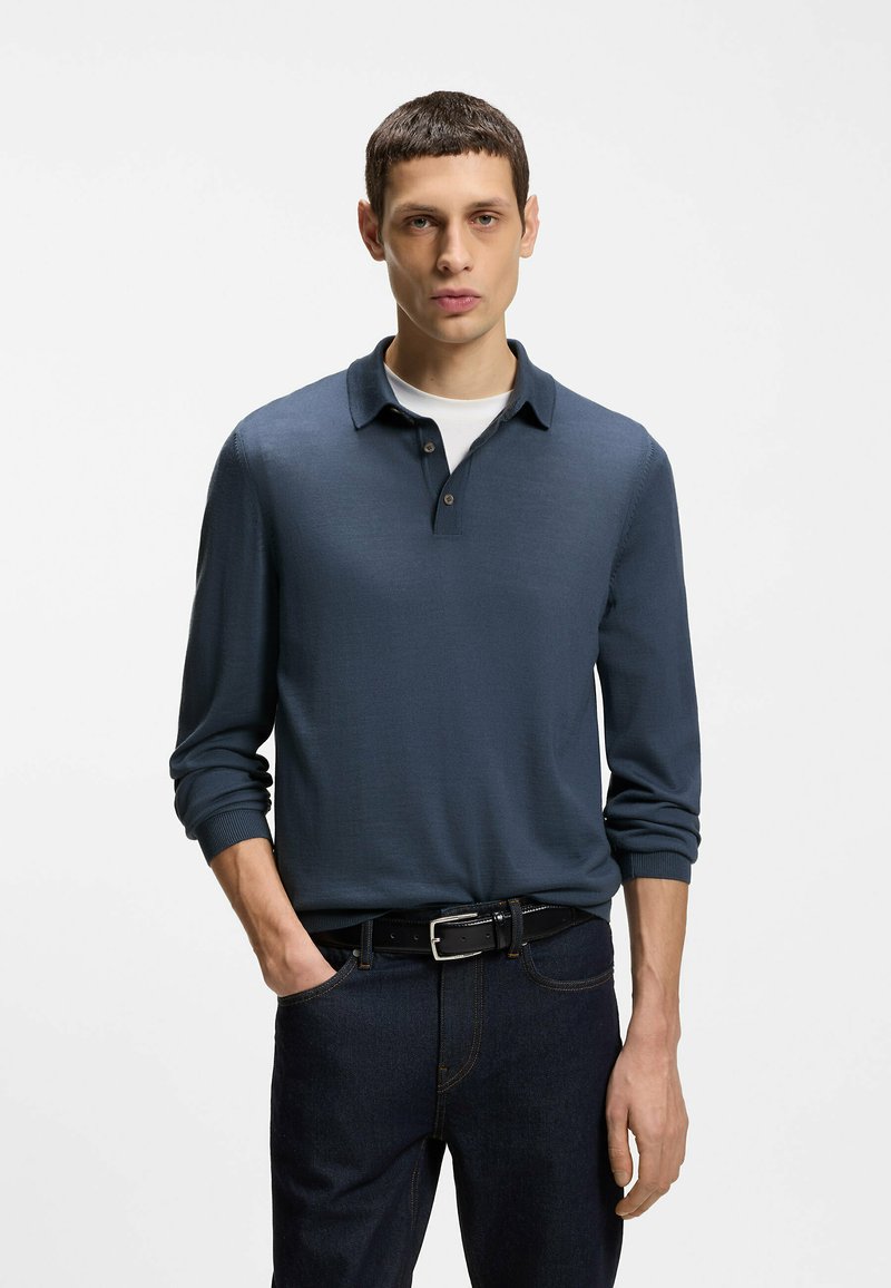 BOSS LANCIONE - Neule - open blue eight/sininen - Zalando.fi