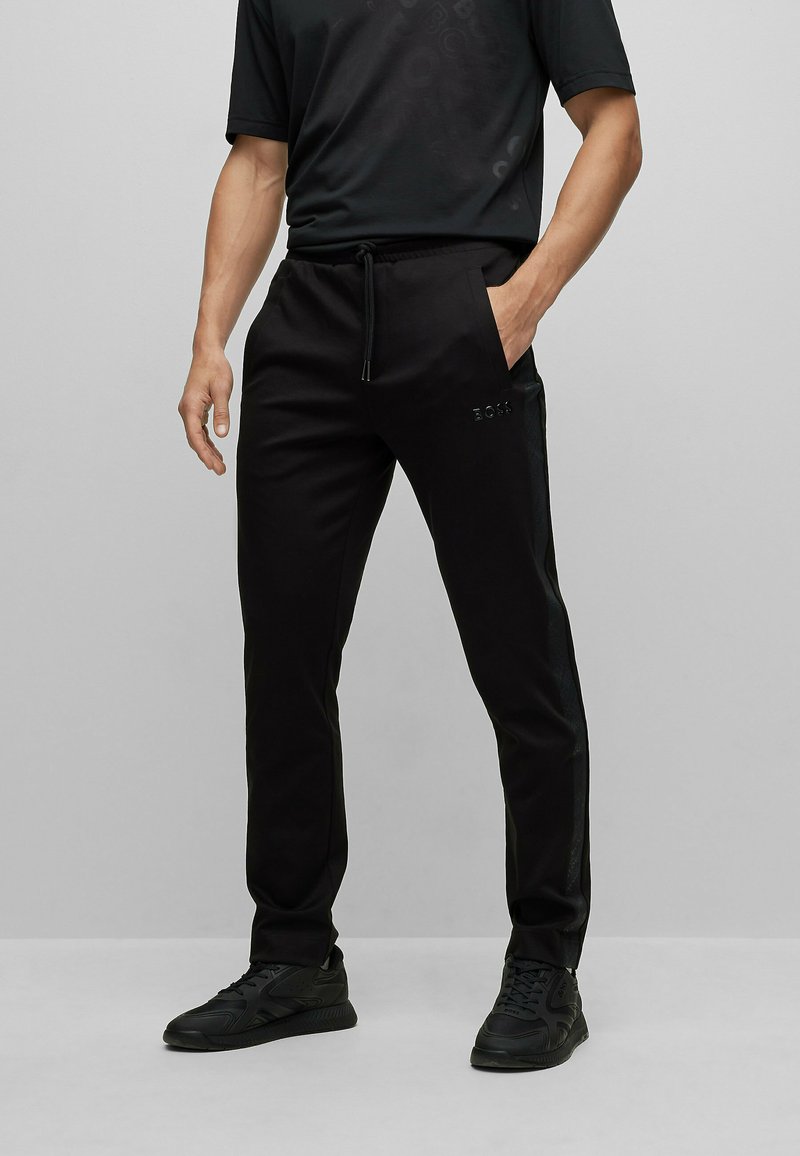 BOSS HADIM MIRROR - Jogginghose - black one/schwarz - Zalando.ch