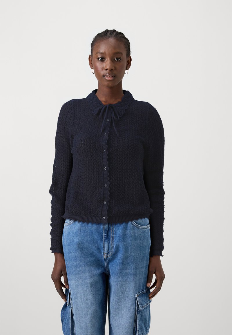GAP GAP X DÔEN CARDIGAN - Cardigan - navy uniform/black - Zalando.ie
