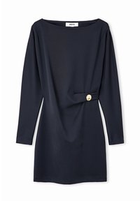 Ipekyol DRAPED WITH ACCENTS - Robe fourreau - navy/bleu marine - ZALANDO.FR