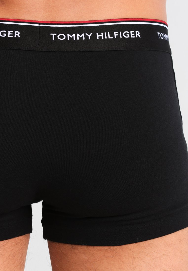 Tommy Hilfiger PREMIUM ESSENTIAL LOW RISE HIP TRUNK 3 PACK Panties black schwarz Zalando