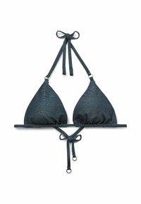 Calzedonia GLOWING PYTHON - Bikini-Top - blue/blau - Zalando