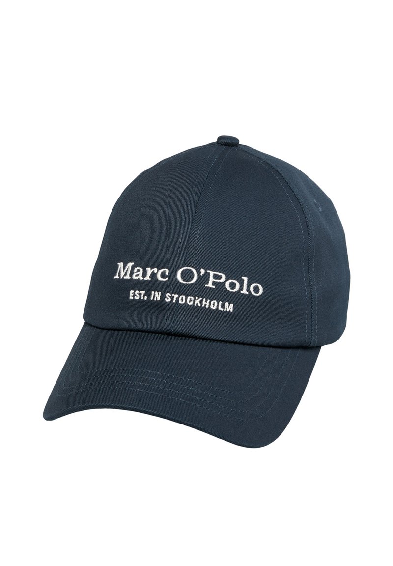 Marc O'Polo AUS HOCHWERTIGEM TWILL - Cap - dark navy/dark blue - Zalando