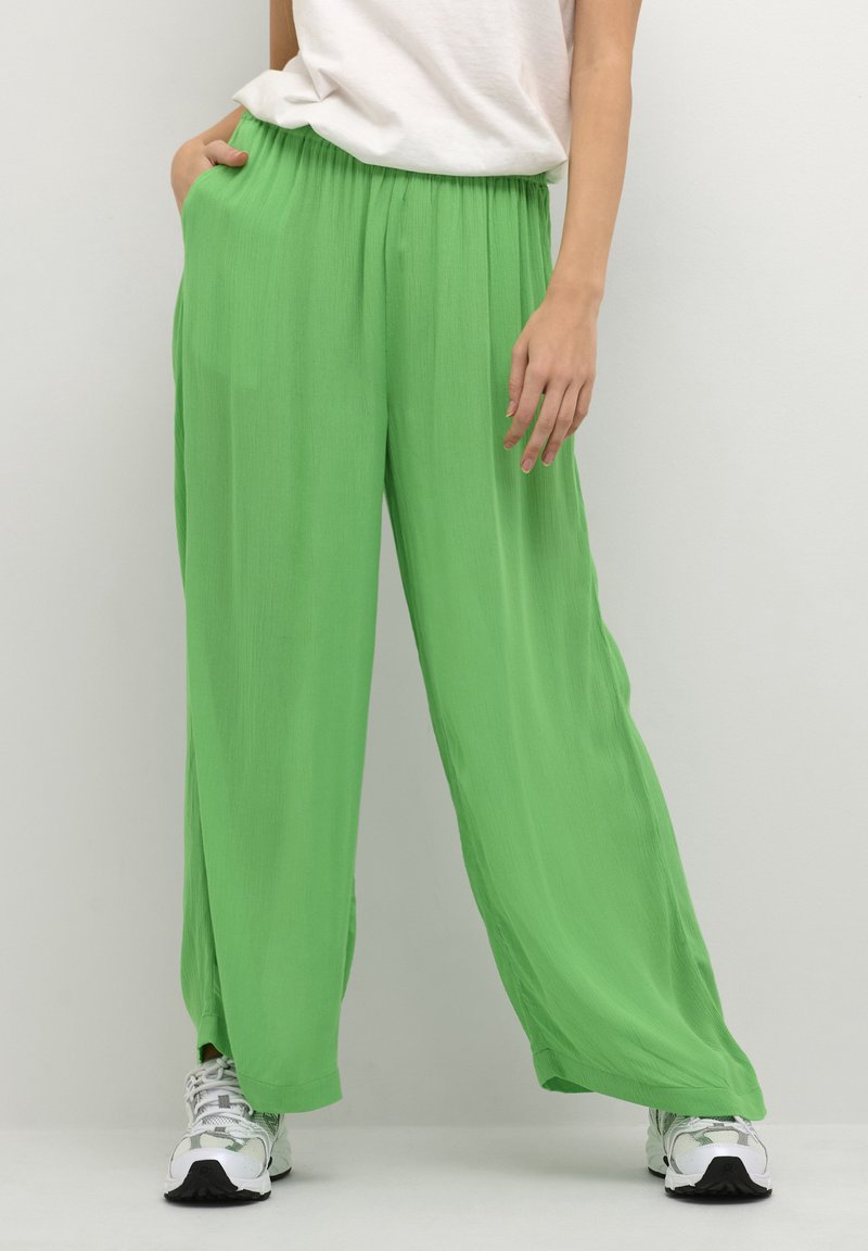 Kaffe DACIA AMBER - Broek - poison green/groen - Zalando.nl