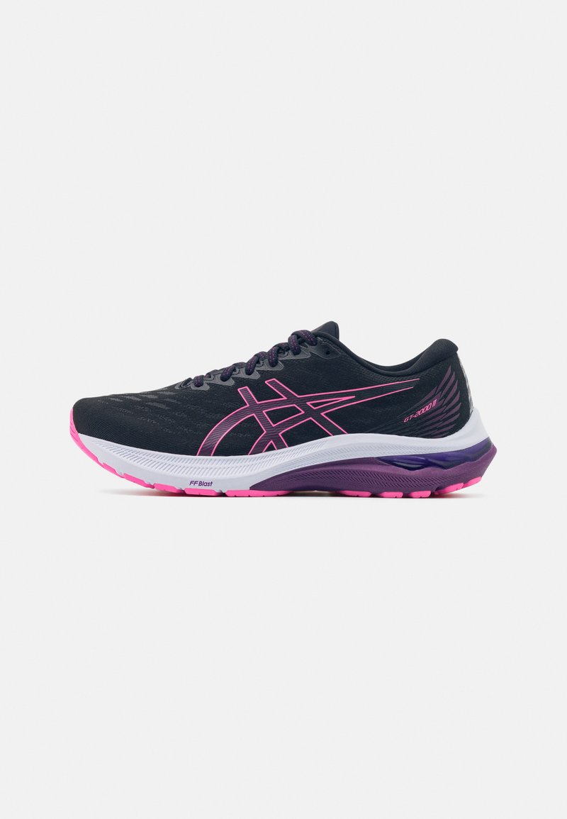 ASICS Stability running shoes - black/hot pink/black - Zalando.co.uk