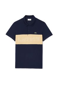 Lacoste Piké - bleu marine beige ip/mörkblå - Zalando.se