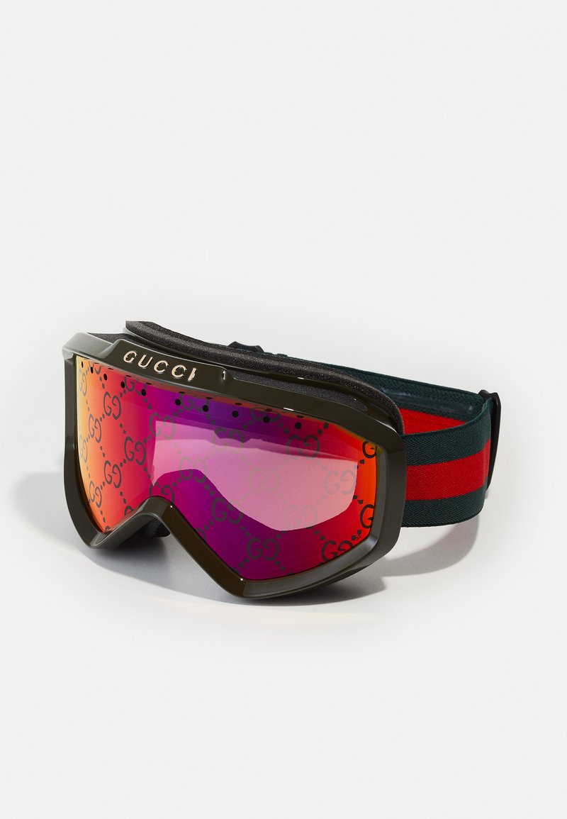 Gucci MASK UNISEX - Napszemüvegek - green/multicolor/red/fekete ...