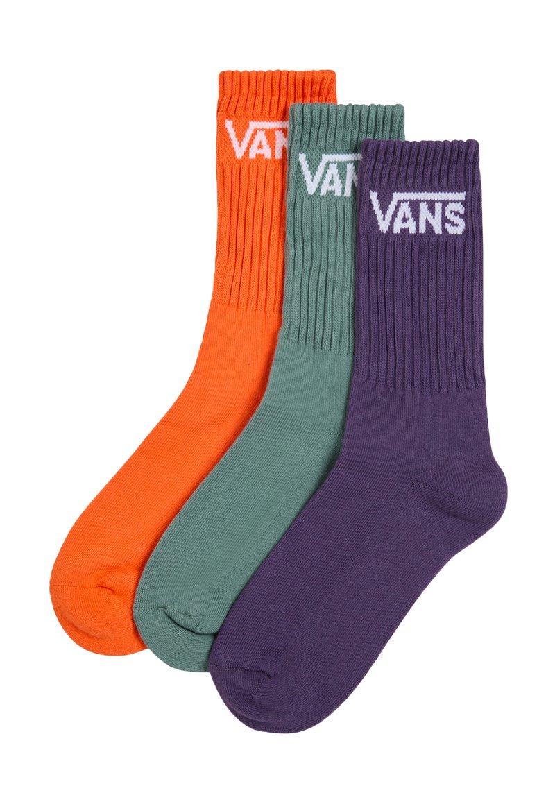 Vans 3 PACK CLASSIC VANS CREW - Sokken - flame/donkerrood - Zalando.be