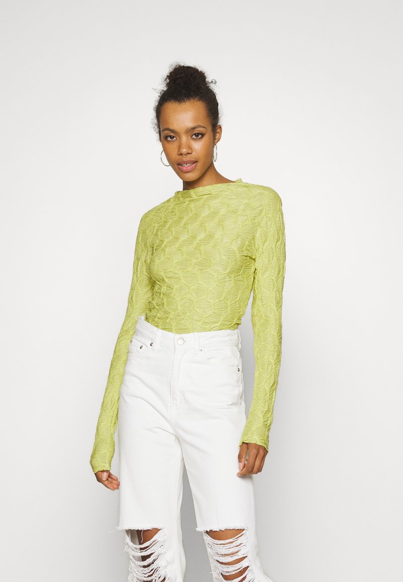 Object OBJVIC - Long sleeved top - palm/light green - Zalando.de