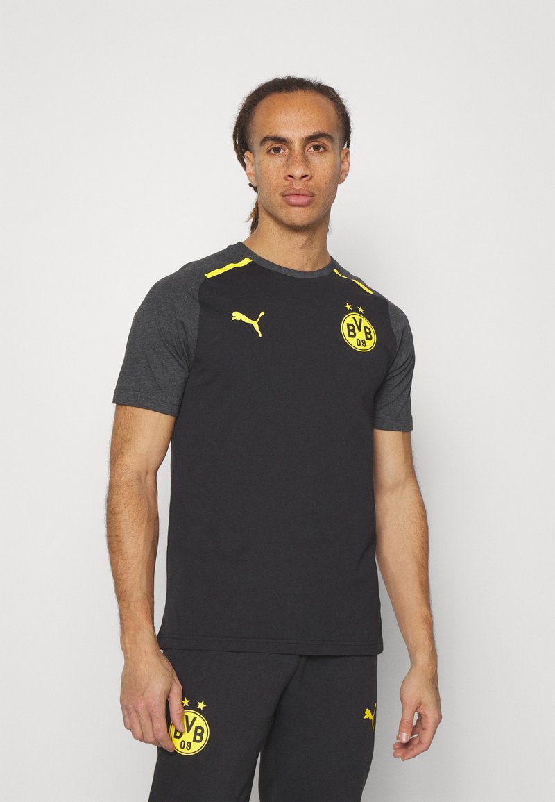 Puma BVB BORUSSIA DORTMUND CASUAL - Squadra - black cyber yellow/nero - Zalando.it