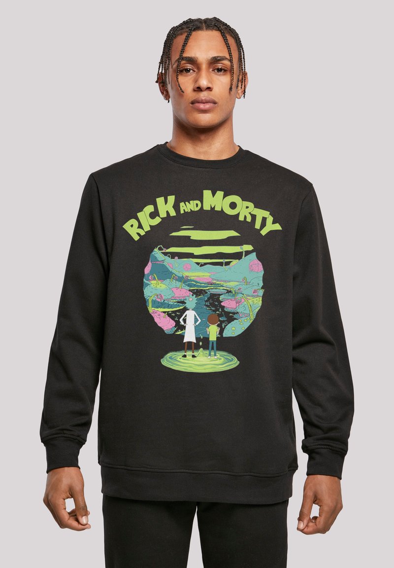 F4NT4STIC RICK UND MORTY - Sweater - black/zwart - Zalando.nl