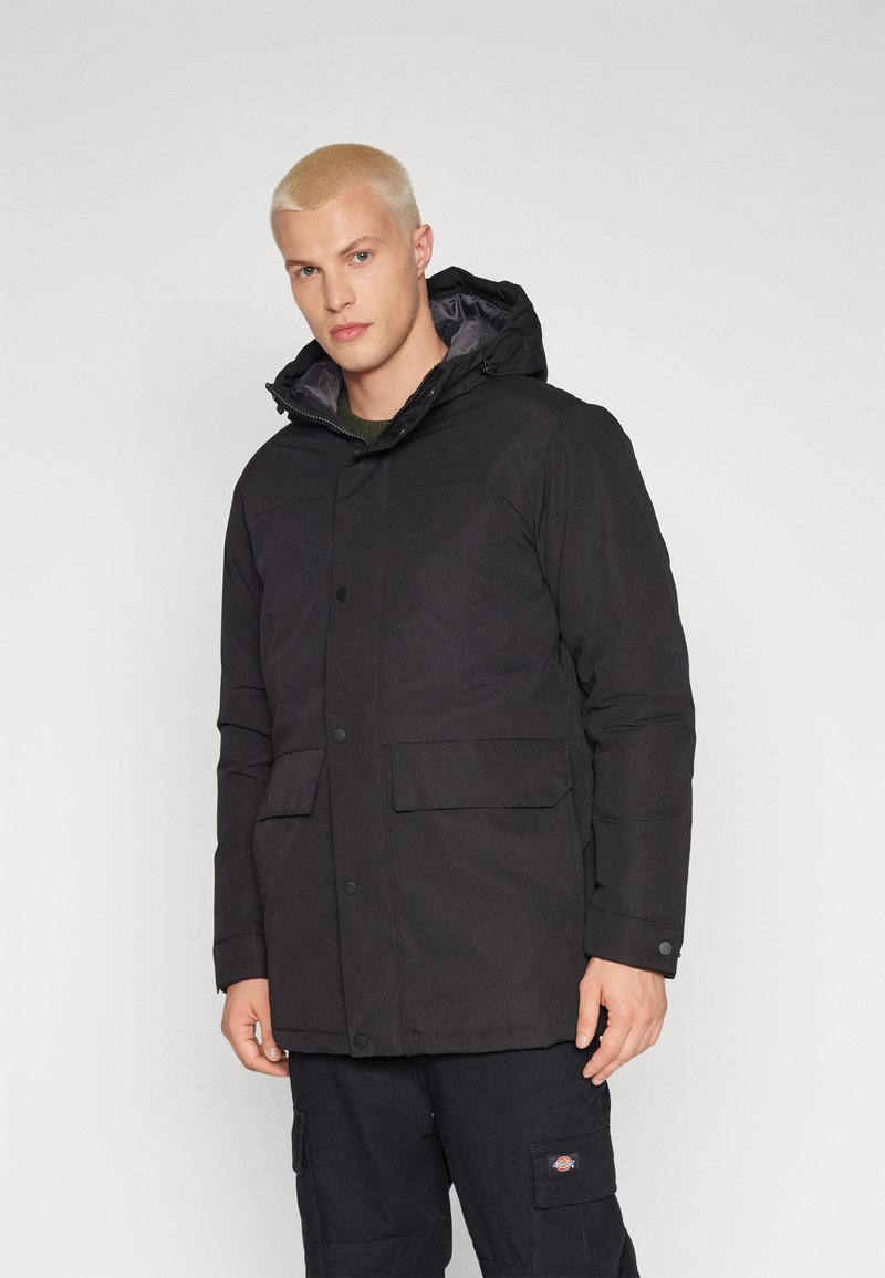 Jack & Jones JJCHAMP JACKET - Wintermantel - black/schwarz - Zalando.at