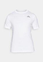 Kappa LOGO KORPO CAFERS SLIM - Basic T-shirt - white - Zalando.co.uk