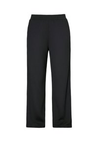 Studio Untold WIDE LEGS TEXTURE ELASTICATED WAISTBAND - Tygbyxor ...