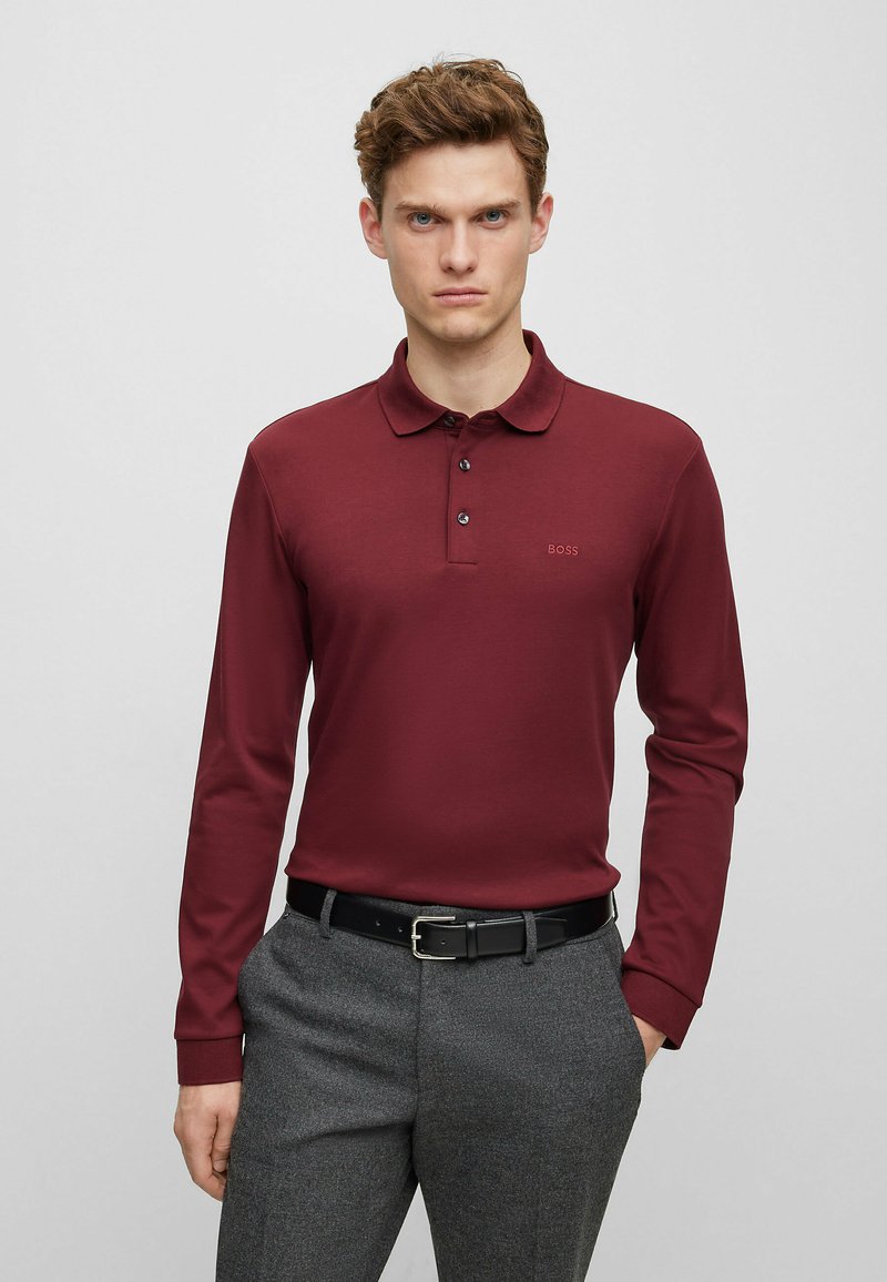 BOSS PADO - Poloshirt - dark red two/dunkelrot - Zalando.ch