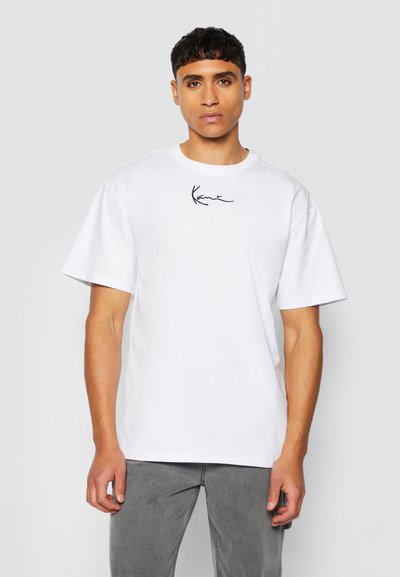 Karl Kani SMALL SIGNATURE ESSENTIAL TEE UNISEX - T-Shirt basic - grey ...
