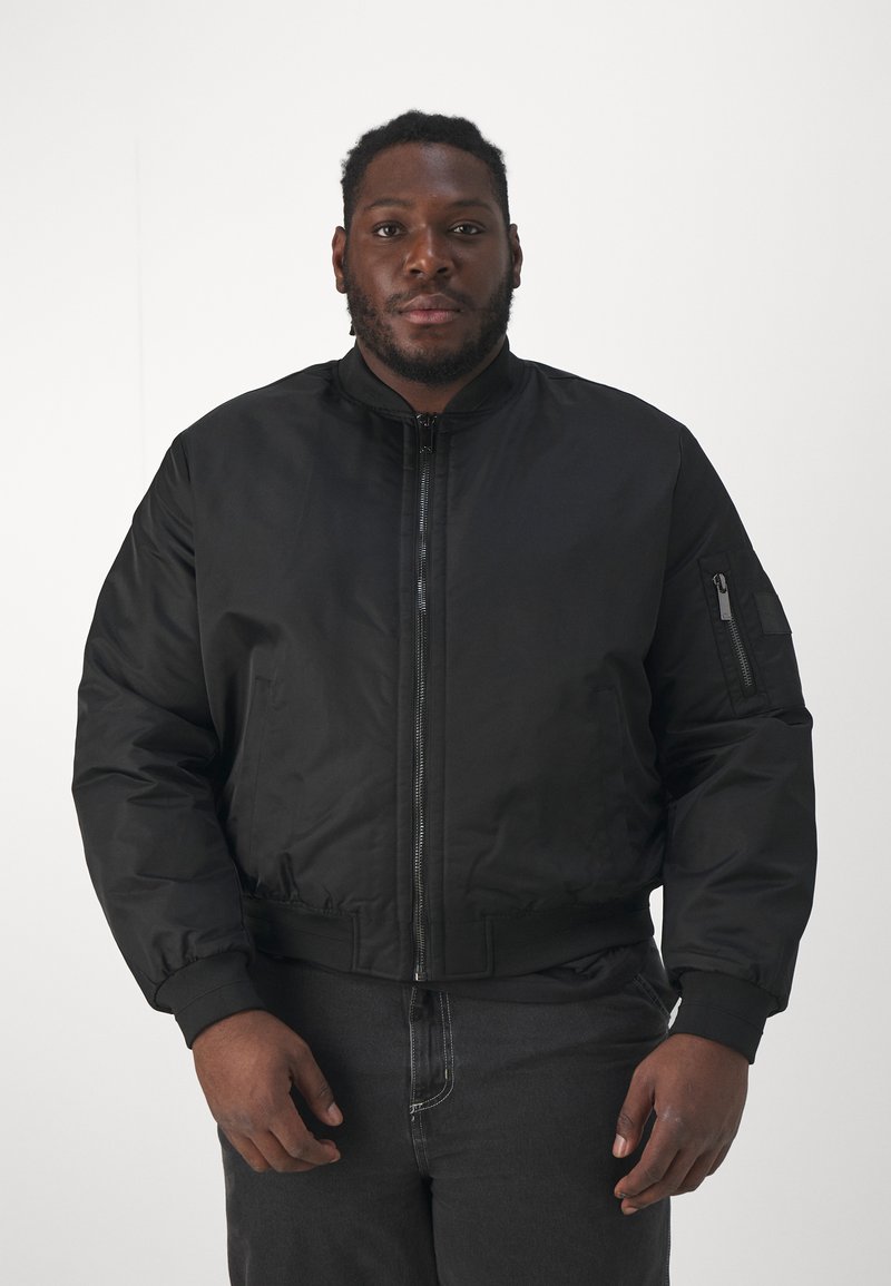 Calvin Klein HERO - Bomber Jacket - black - Zalando.ie