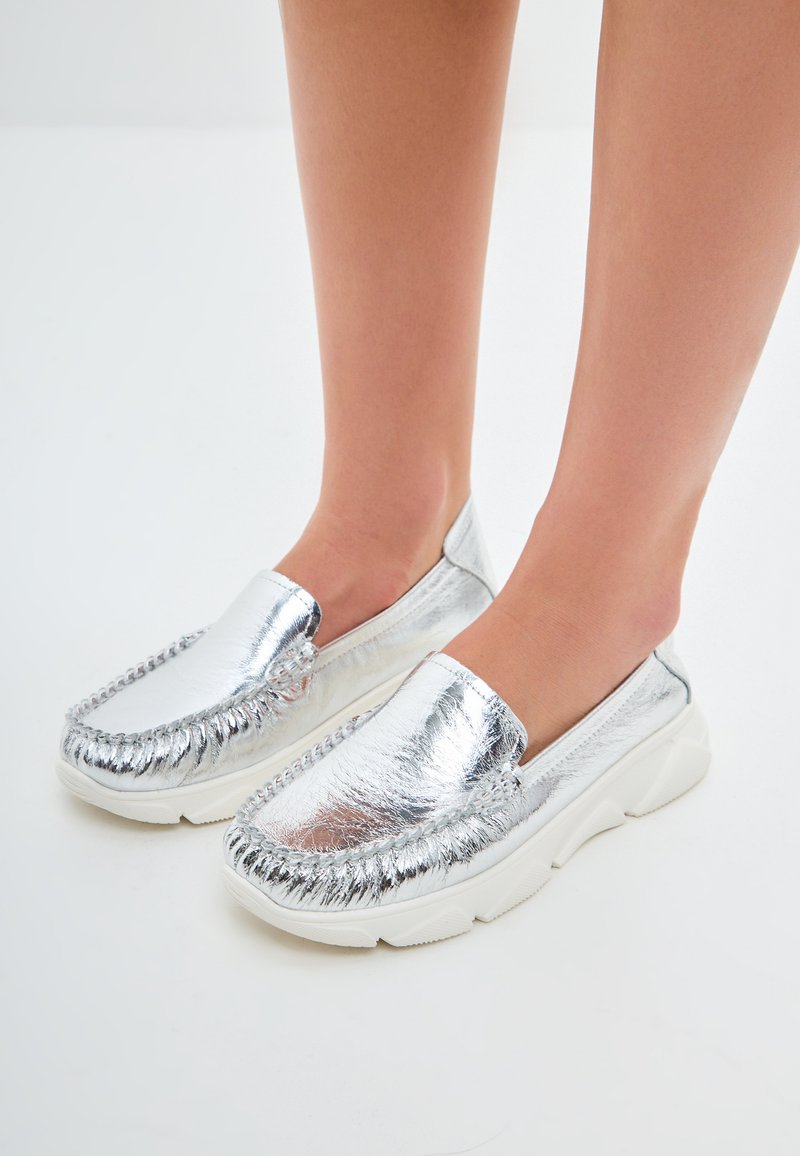 Cesare Gaspari Scarpe senza lacci - silver/argentato - Zalando.it