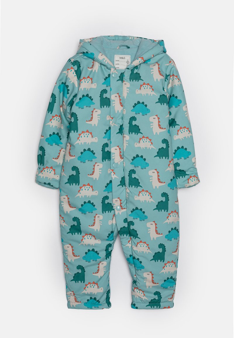 Marks & Spencer DINOSAUR SNOWSUIT UNISEX - Schneeanzug - green/grün ...