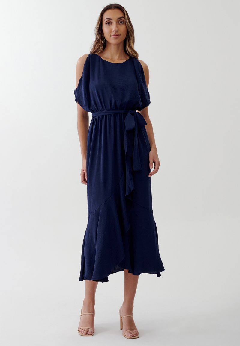 TUSSAH ELEORA - Robe de jour - navy blue/bleu marine - ZALANDO.FR