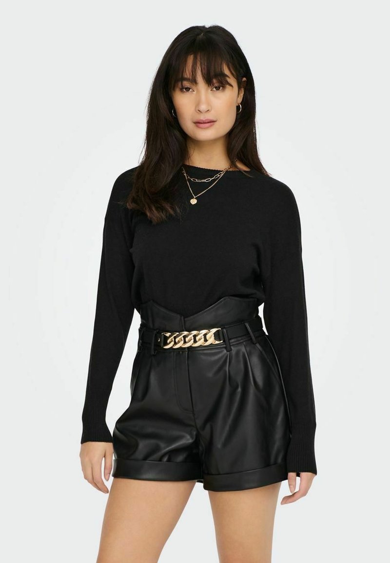 ONLY KURZER - Sweter/czarny - Zalando.pl