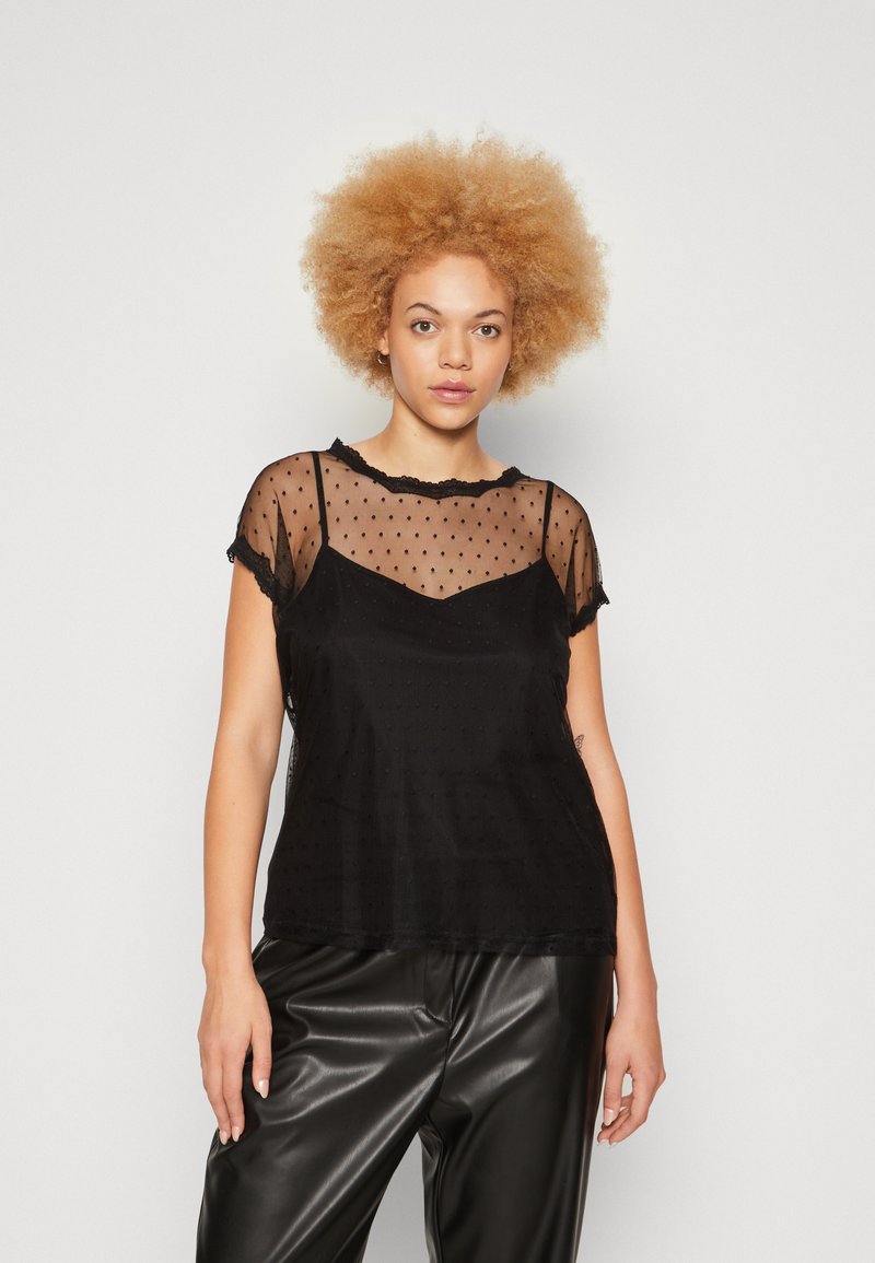 Anna Field Curvy Pluus - black/must - Zalando.ee