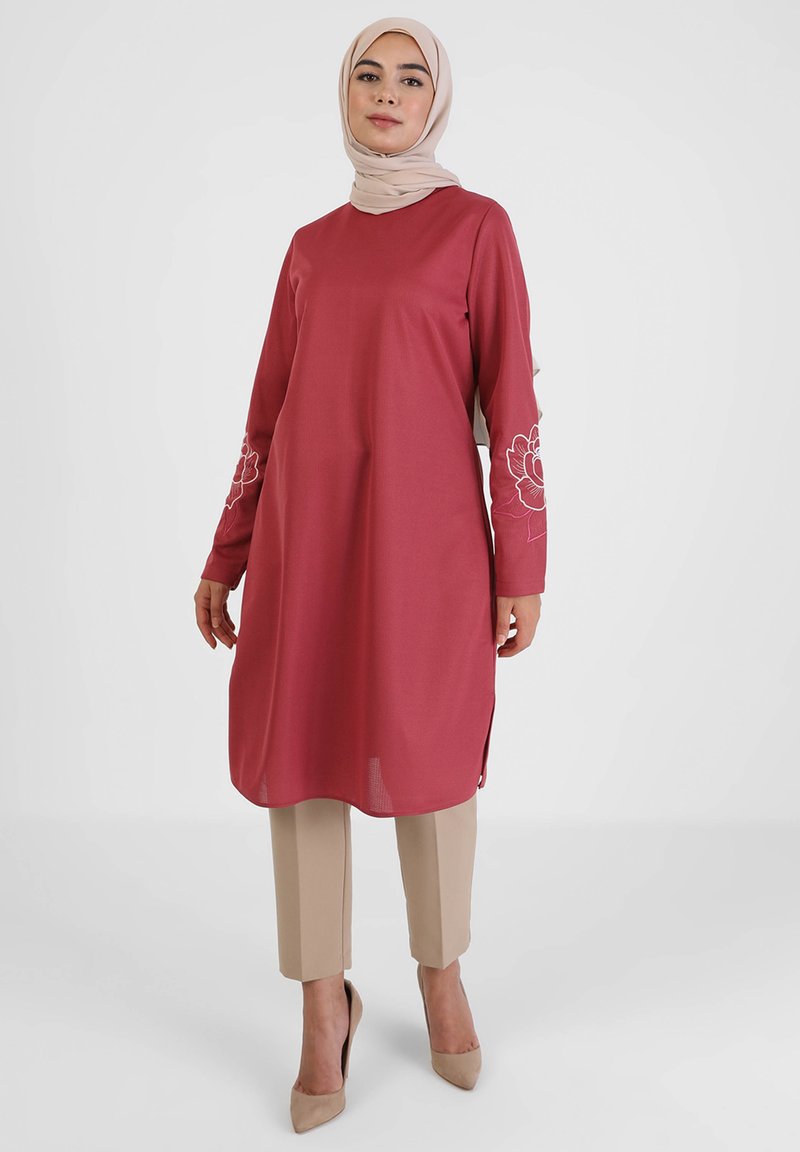 Modanisa DUSTY - CREW NECK - TAVIN - Tunic - mottled pink - Zalando