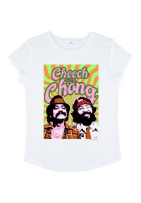Henry Tiger CHEECH AND CHONG TRIPPY CHEECHCHONG - T-shirt print - white ...