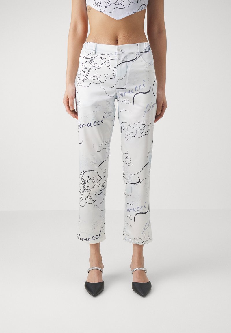 Fiorucci SKETCH TROUSERS - Pantaloni - white/bianco - Zalando.it