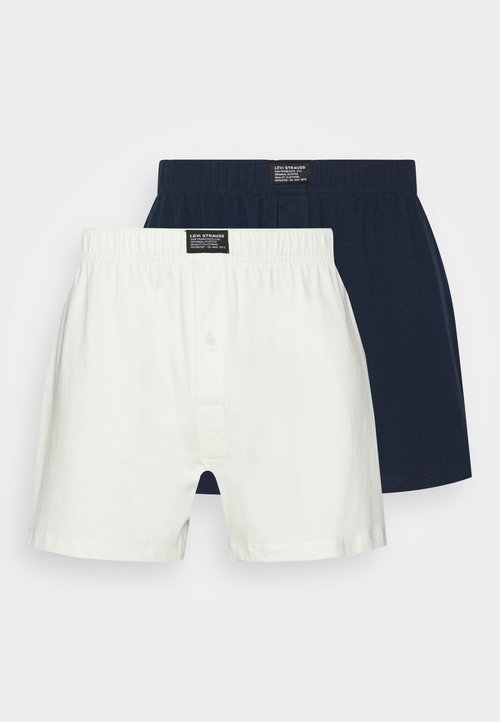 Levi's® LEVIS MEN BOXER BRIEF 2PACK - Panty - marshmallow/granatowy ...