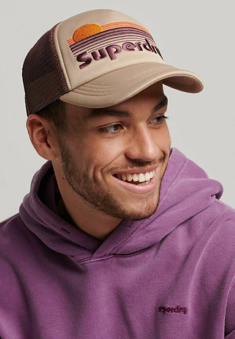 Superdry Cap - classic tan brown/braun - Zalando.de