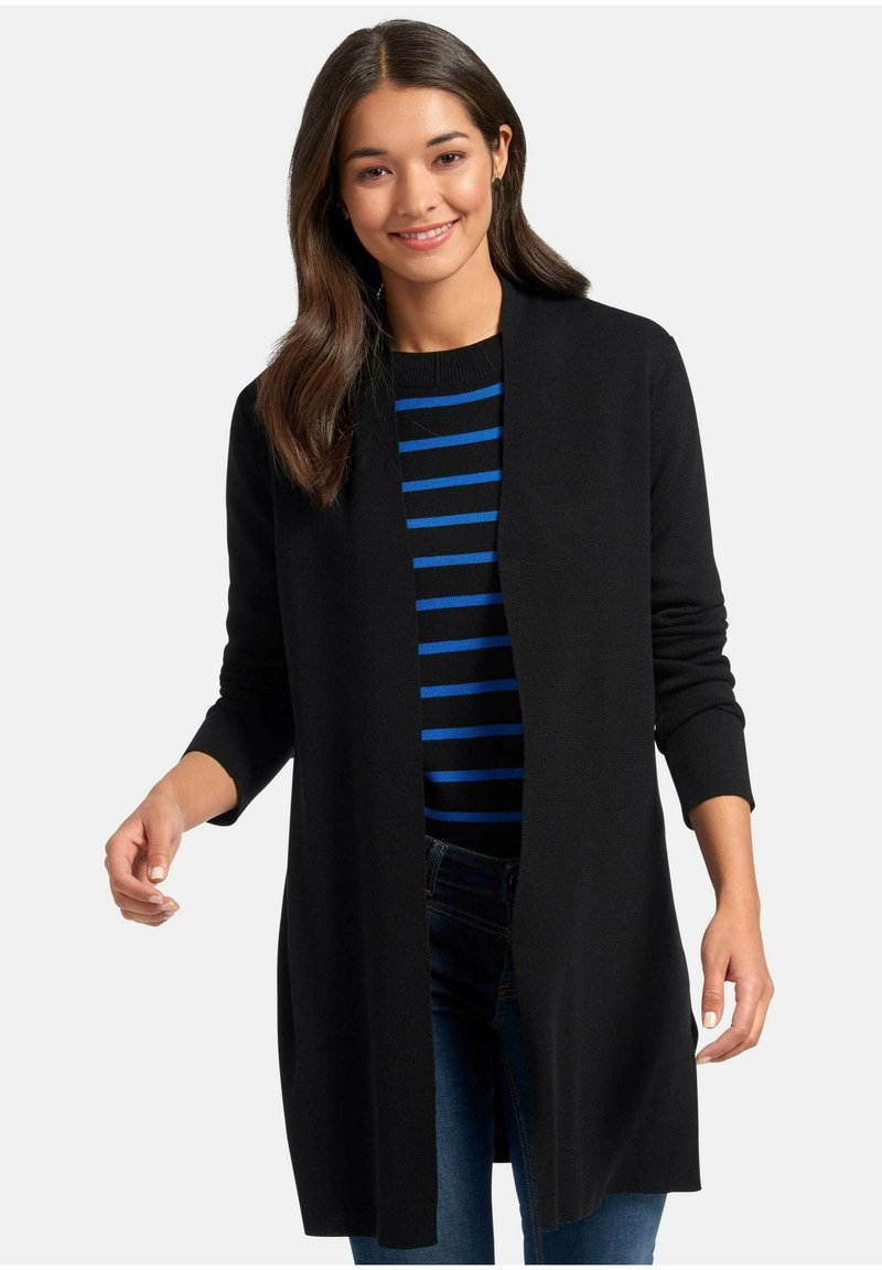 PETER HAHN Cardigan - schwarz/black - Zalando