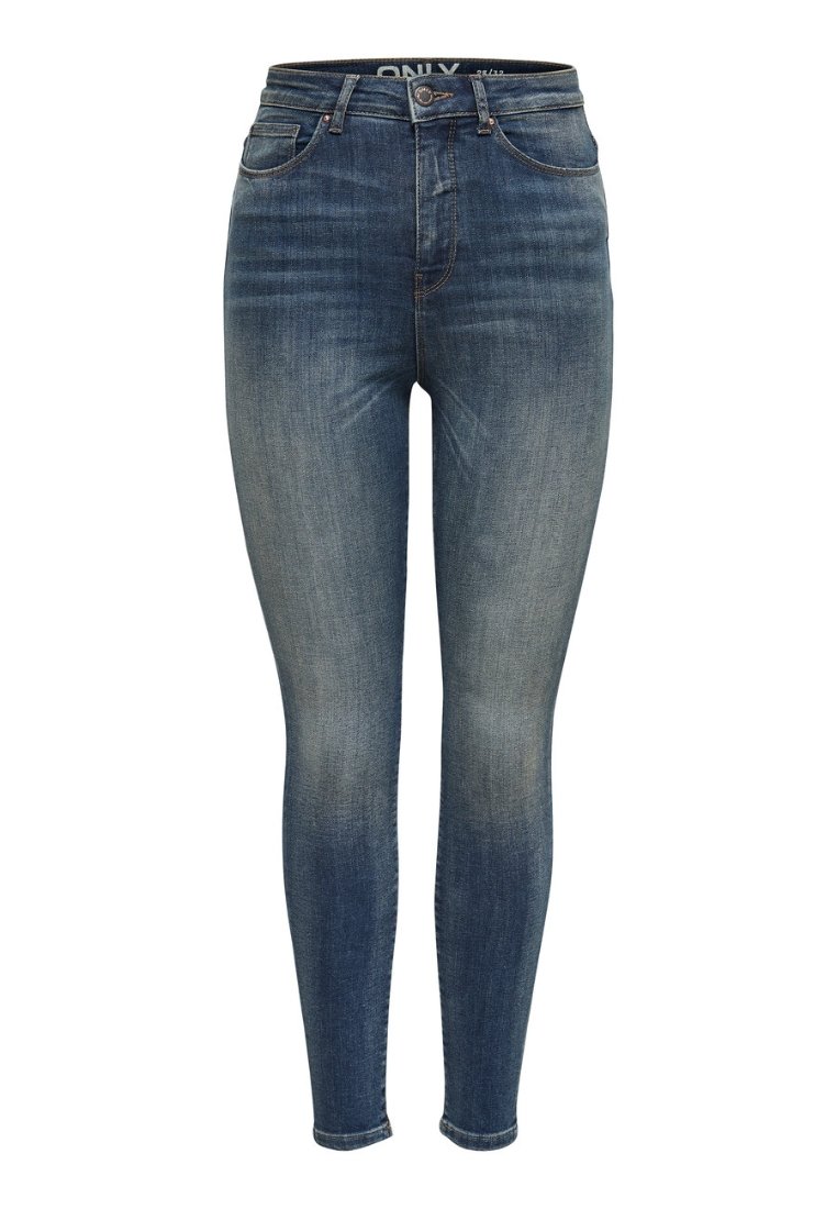 ONLY POSH - Jeans Skinny Fit - dark blue denim/dirty denim - Zalando.be
