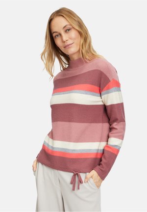 Betty Barclay KARIERT - Strickpullover - patch rosé grey/pink - Zalando.at