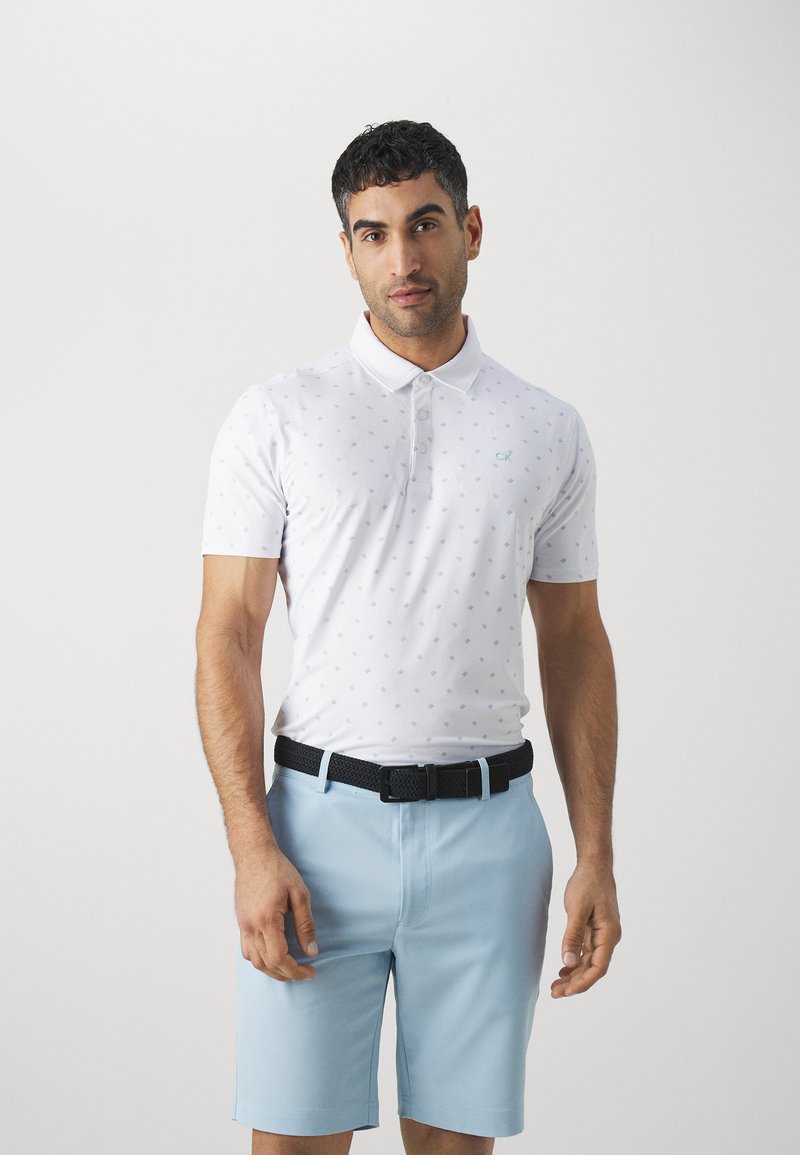 Calvin Klein Golf TREBLE STRIKE PRINT - Piké - white/vit - Zalando.se