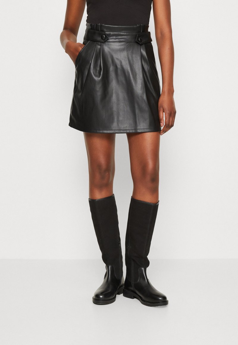 NAF NAF Spódnica mini/czarny - Zalando.pl