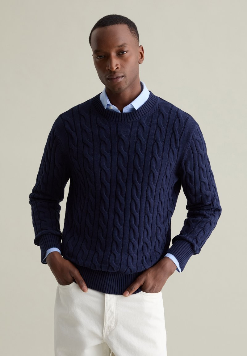 PIOMBO Jumper - dark blue - Zalando