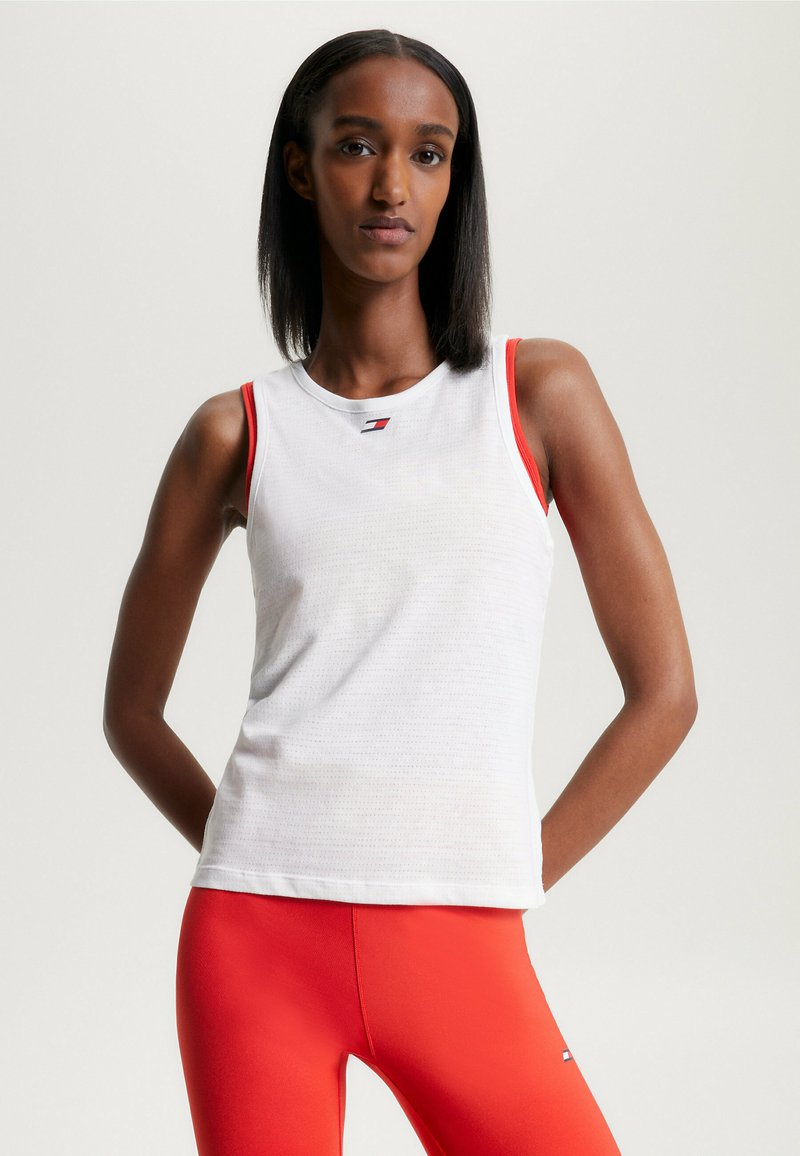 Tommy Hilfiger ESSENTIAL TANK - Top - ecru/beige - Zalando.es