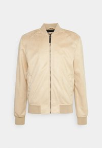 INDICODE JEANS WAYNE - Kunstlederjacke - irish cream/sand - Zalando.de