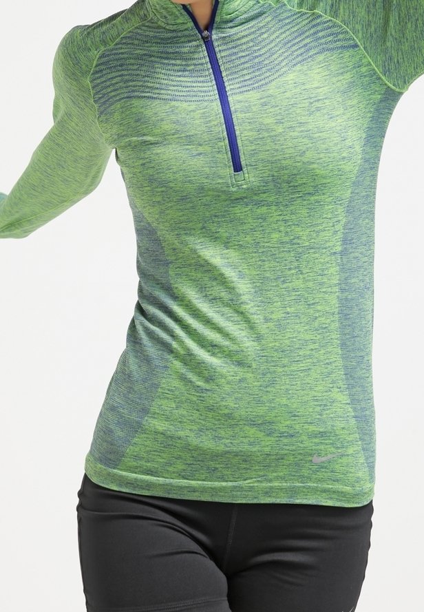 Nike Performance Camiseta de manga larga - dark blue/azul marino ...