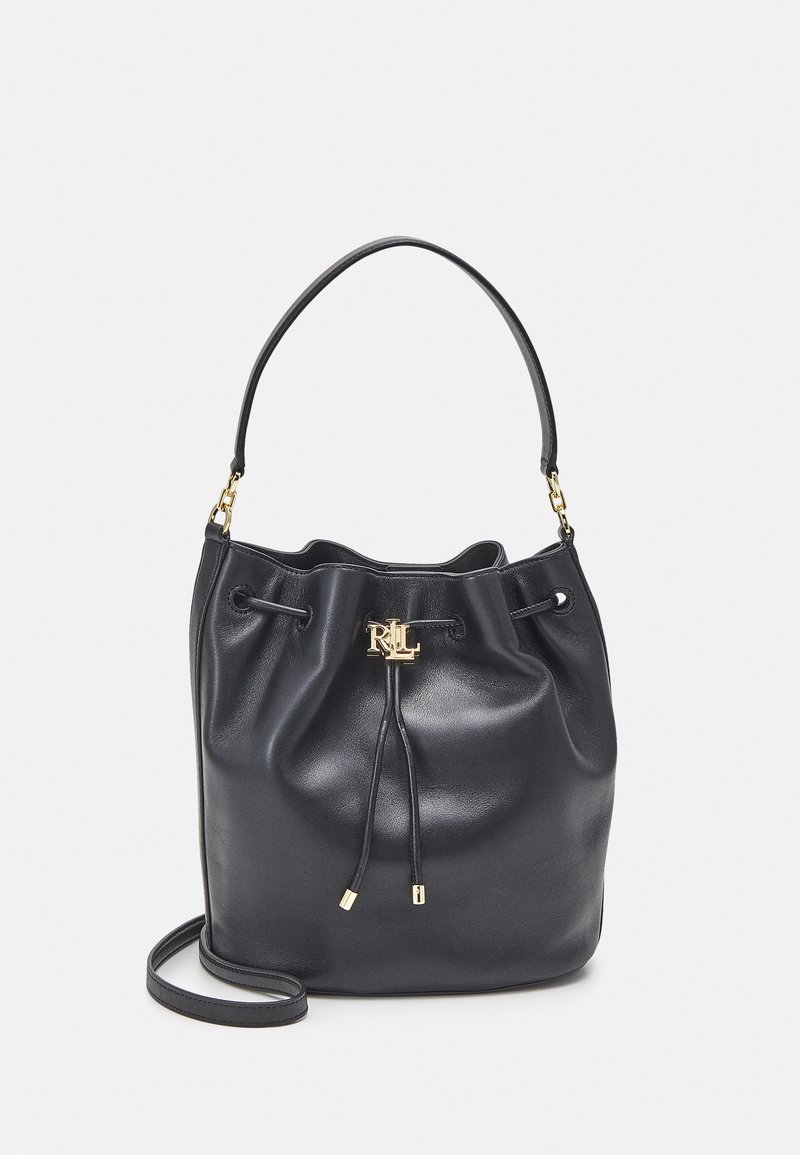 Lauren Ralph Lauren ANDIE DRAWSTRING LARGE - Handtas - black/zwart ...