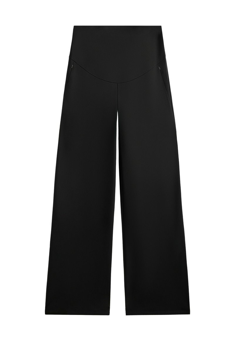 OYSHO STRAIGHT-LEG WARM MATERNITY - Stoffhose - black/schwarz - Zalando.at